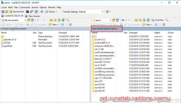 How to Import Images using WinSCP